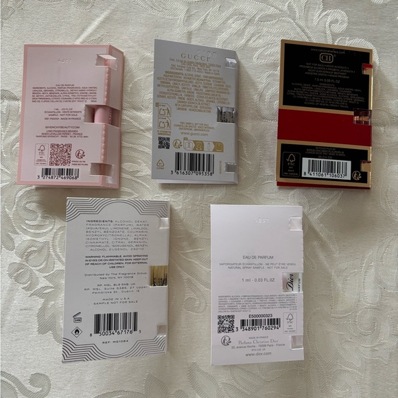 Gucci | Skincare | Assorted Perfume Sample Set | Poshmark